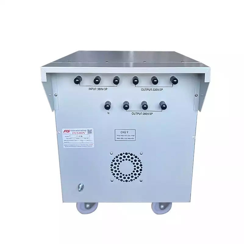 Biến Áp Cách Ly 3 Pha 10KVA FUSHIN Vào 380V Ra 200V-220V Thông Dụng